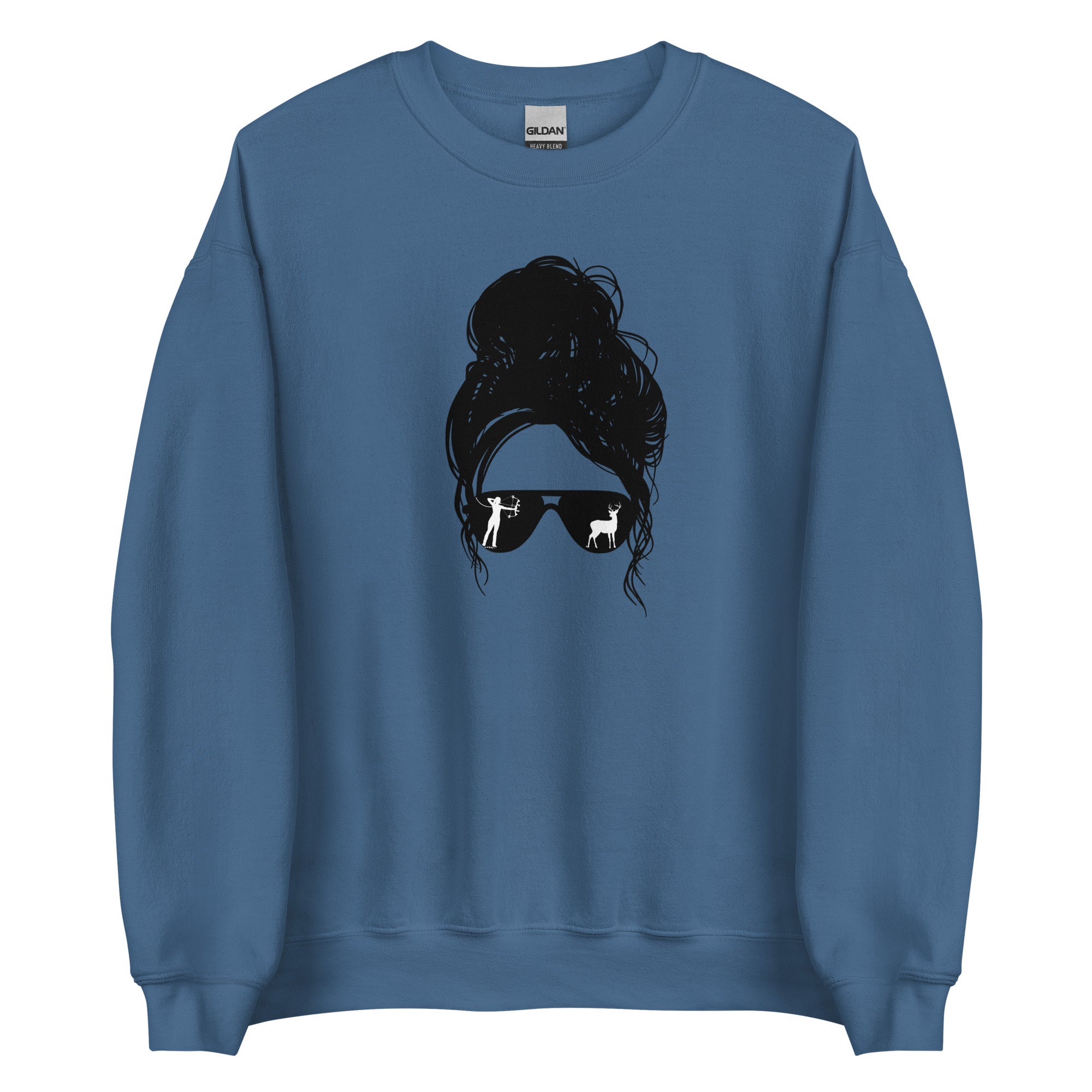 Messy Bun Women's Sweatshirt | Kaitlyn Maus Outdoors LLC