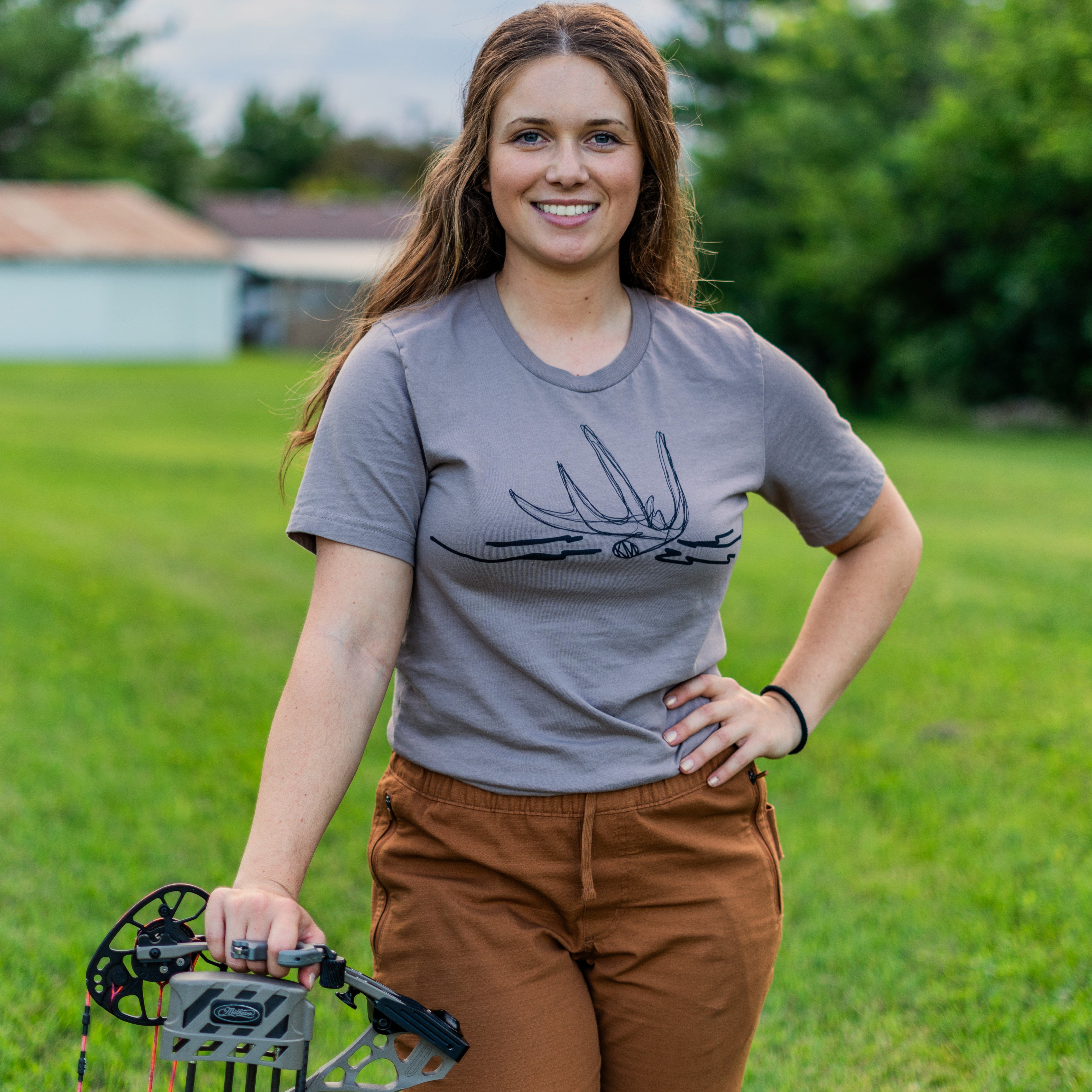 KMO Shed Antler Unisex Tee | Kaitlyn Maus Outdoors LLC